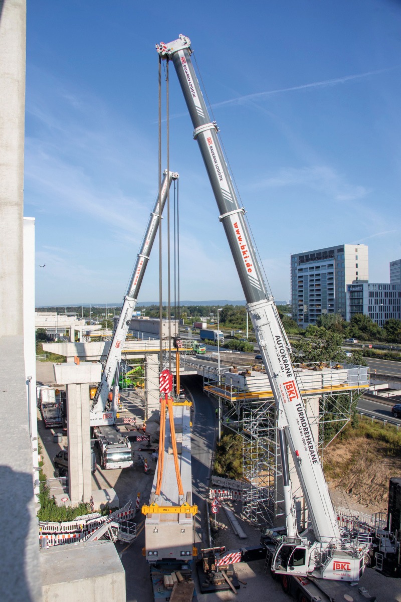Umfassende Kranlösung für Megaprojekt - bd baumaschinendienst