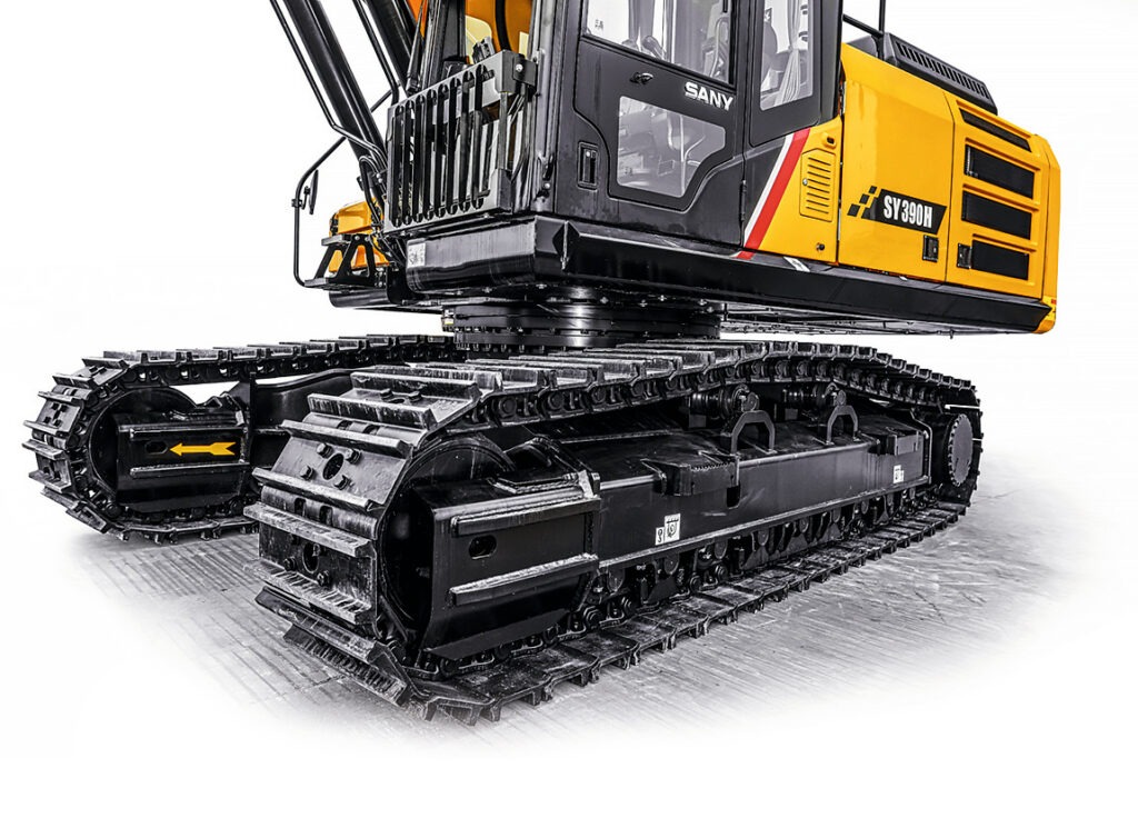 Raupenbagger von Sany für harte Aufgaben - bd baumaschinendienst