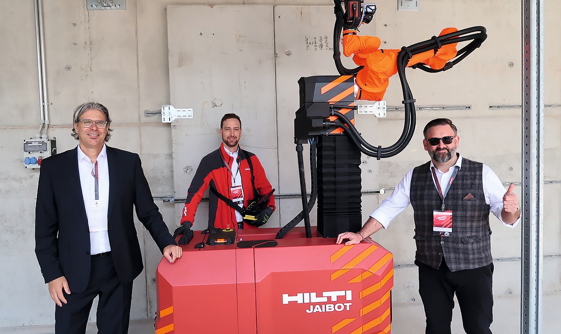 Jaibot von Hilti - der semi-autonome Bohrroboter - bd baumaschinendienst