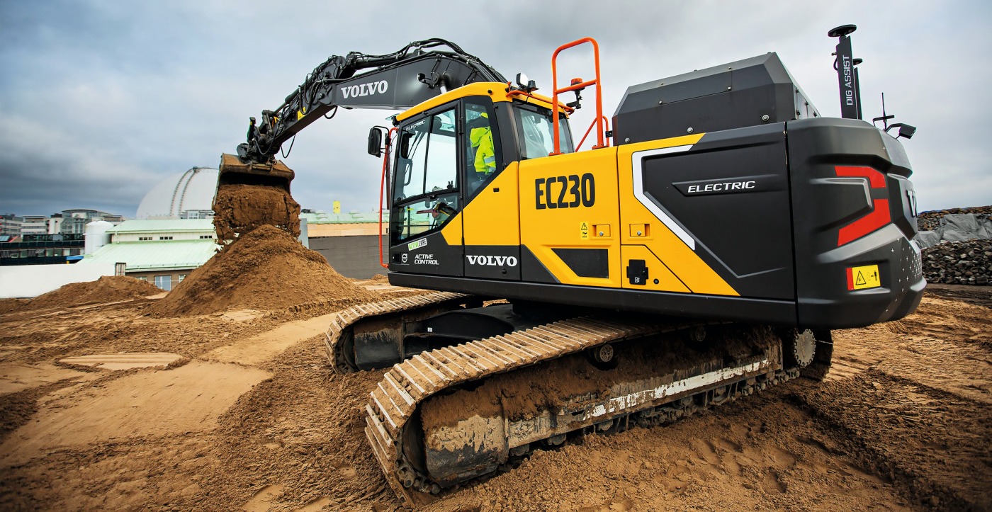 23-t-Kettenbagger EC230 Electric von Volvo CE - bd baumaschinendienst