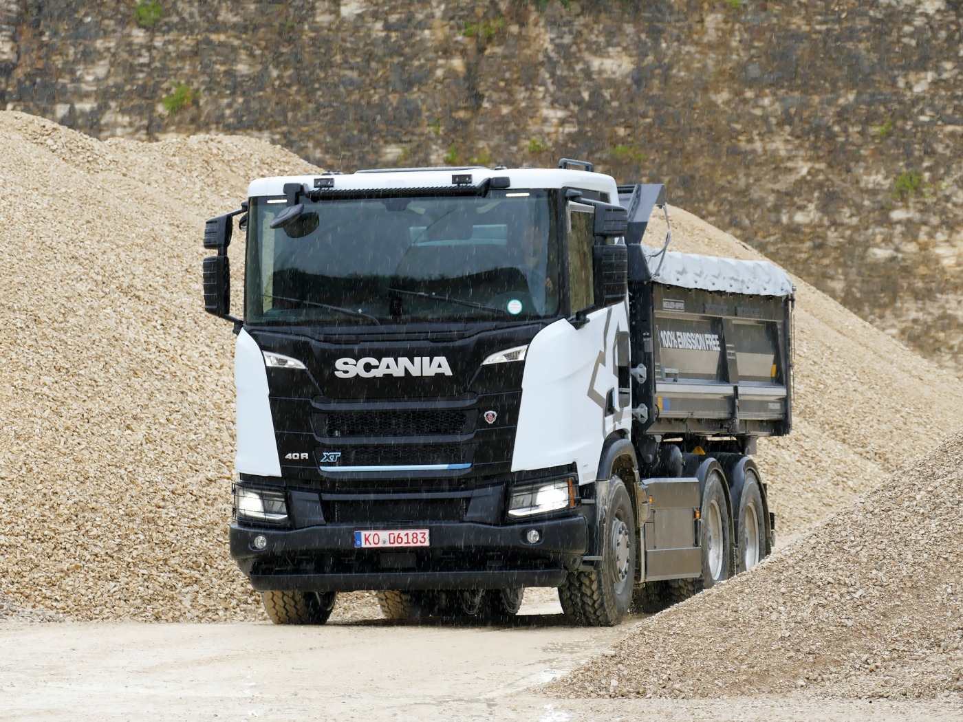 Der 6x4-Elektro-Allrounder 40 R von Scania - bd baumaschinendienst